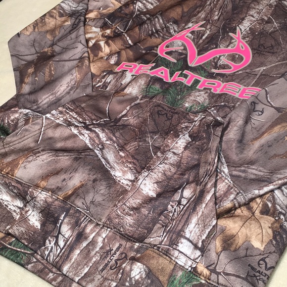Realtree | Tops | Realtree Womens Camo Pink Pullover Hoodie S 46 | Poshmark